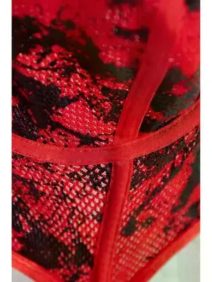 DIESEL® X Savage Fenty Metallic-effect Bustier