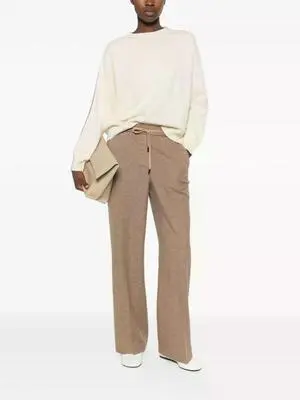 Peserico Drawstring Wide-leg Trousers