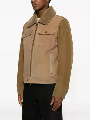 Moncler Zerique Shearling Collar Jacket