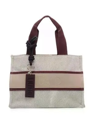 Liu Jo Logo-embossed Twill Tote Bag