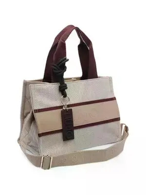 Liu Jo Logo-embossed Twill Tote Bag