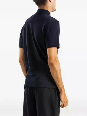 Moncler Logo Patch Cotton Piquet Polo Shirt