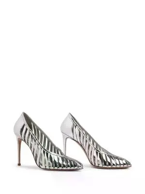 LE SILLA Cage Leather Pumps
