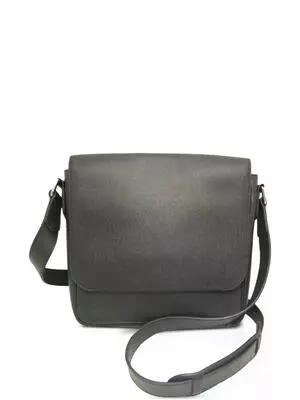 LOUIS VUITTON Taiga Roman Pm Crossbody Bag - Black