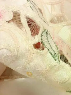 Dolce & Gabbana 2000s Floral Embroidered Mini Dress