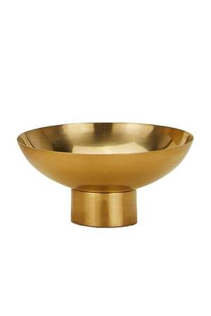 HAWKINS NEW YORK Small Essential Footed Bowl - Brass