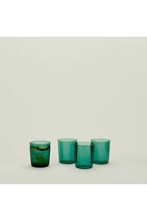 HAWKINS NEW YORK Essential Glassware Set Of 4 - Peacock