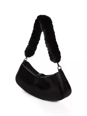 Karl Lagerfeld Small K/autograph Drop Leather Shoulder Bag