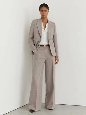 REISS Single-breasted Textured Blazer