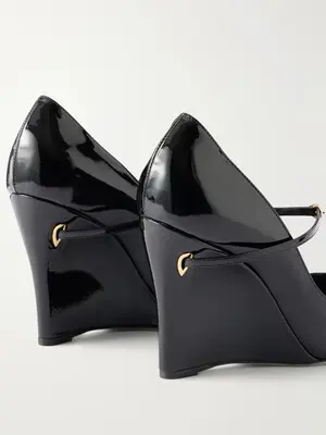 Jennifer Chamandi Lorenzo 105 Patent-leather Pumps