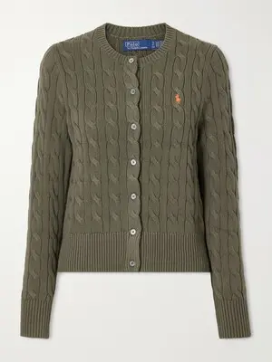 Polo Ralph Lauren Cable-knit Cotton Cardigan