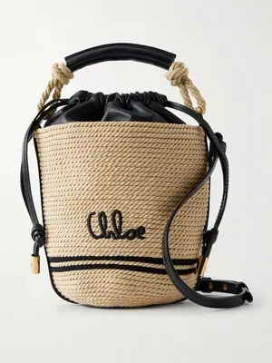 Chloe Trimmed Bucket Bags