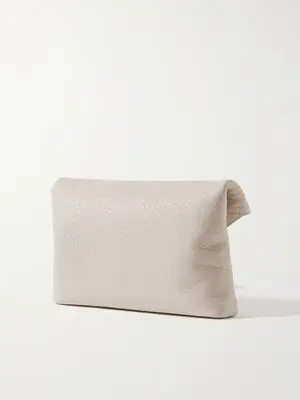 Saint Laurent Cassandre Mini Textured-leather Shoulder Bag