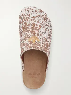 ADIDAS ORIGINALS Adimule Calf Hair Mules - Neutrals