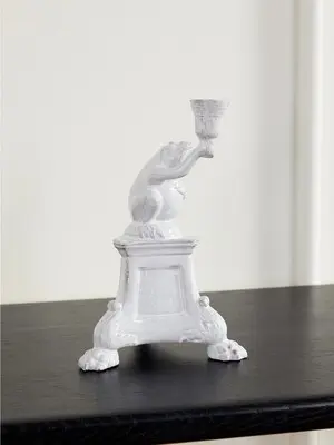 ASTIER DE VILLATTE Grenouille Monument Porcelain Incense Holder - White