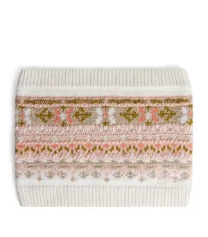 Bonpoint Wool-blend Jacquard Scarf - White