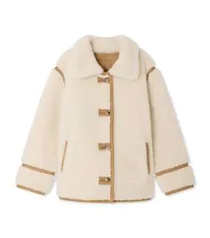 Bonpoint Faux Shearling Coat