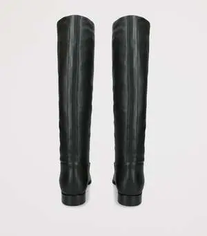 HERBERT LEVINE Leather Knee-high Boots
