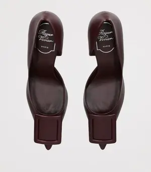 ROGER VIVIER Leather D'orsay Pumps 85
