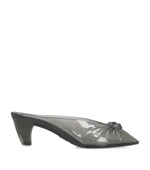 Chloé Jelly Heeled Mules 30 - Grey