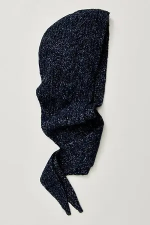 Free People Cloud Cable Hood - Indigo