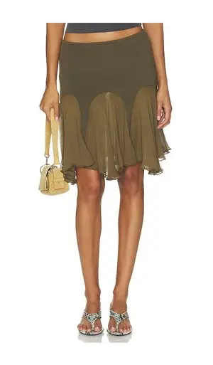 With Jéan Adele Skirt In . Also - Olive