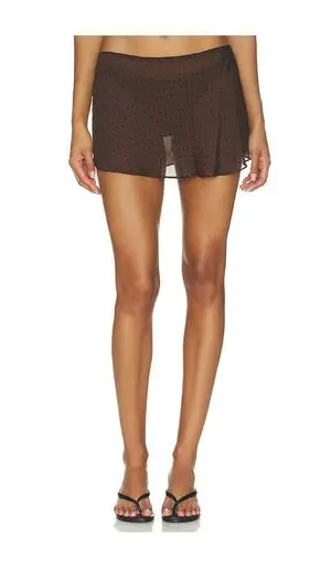 With Jéan Kiki Skirt In . Also - Brown