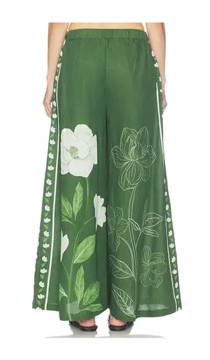 Verandah Magnolia Flared Pants In . Also