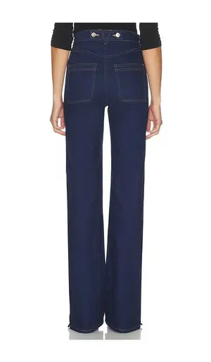 Veronica Beard Crosbie High Rise Wide Leg Jeans