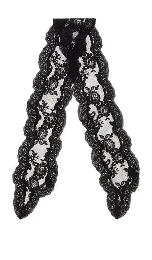 Zimmermann Lace Neck Scarf - Black