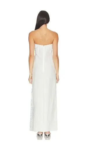 Verandah Strapless Tulip Gown In . Also