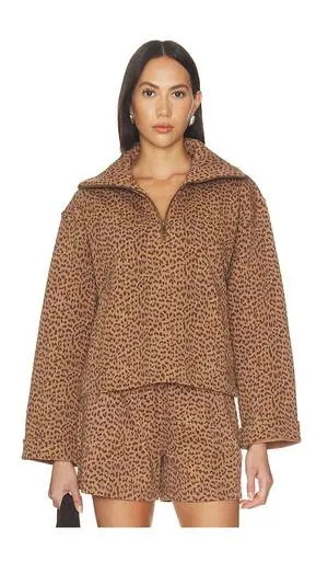 The Upside Javan Jones Quarter Zip Sweater In . Also - Brown