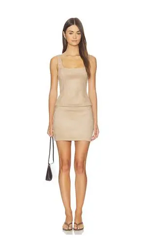 Superdown Patsie Faux Suede Top In . Also