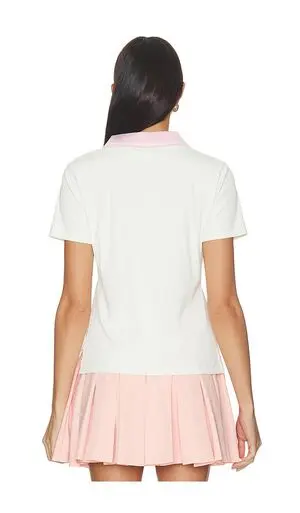MALBON Carlota Polo Top In . Also