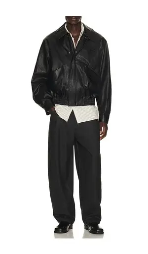 LE17SEPTEMBRE Faux Leather Zip Blouson