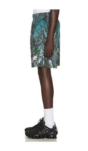 Mitchell & Ness Nfl Philadelphia Eagles Quiet Blaze 7 Mesh Shorts In . Also