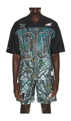 Mitchell & Ness Nfl Philadelphia Eagles Quiet Blaze Mesh Jersey In . Also - Multi