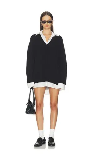 Show Me Your Mumu Lyle Collared Sweater Dress In . Also - Multi
