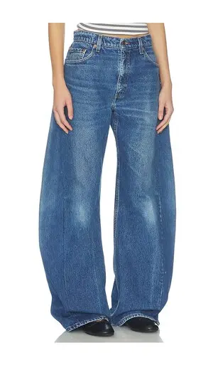 ALIGRACE The Noa Barrel Jean - Blue
