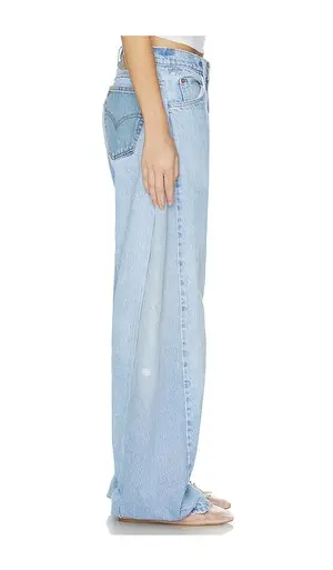 ALIGRACE The Monroe Barrel Jean - Blue