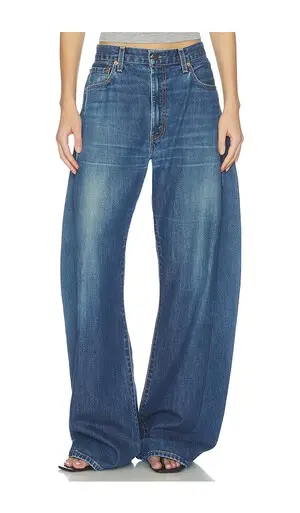 ALIGRACE The Monroe Barrel Jean In . Also - Blue