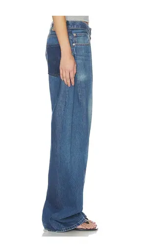 ALIGRACE The Monroe Barrel Jean - Blue