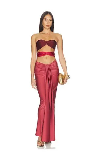 BAOBAB Giselle Maxi Dress In . Also - Red
