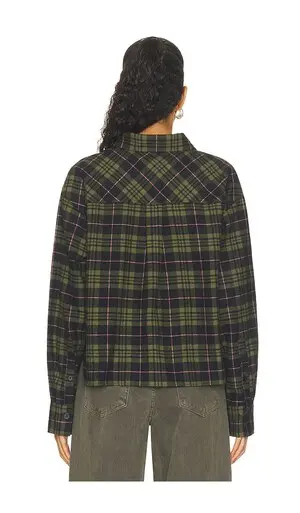 Closed Cropped Oversized Shirt In . Also