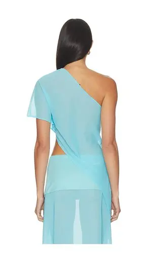 BY.DYLN Marilyn Sheer Top In . Also