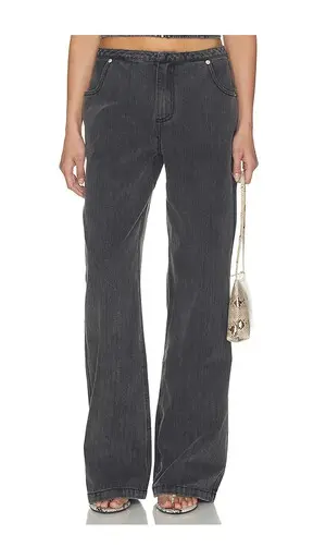 BY.DYLN Santal Jeans In . Also - Grey