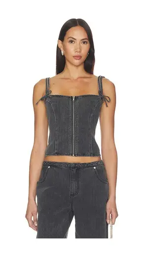 BY.DYLN Santal Top In . Also - Grey
