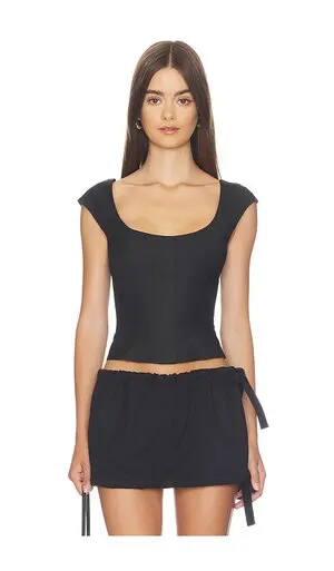GUIZIO Leila Top In . Also - Black