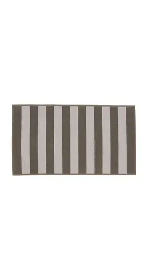 HAWKINS NEW YORK Simple Striped Terry Towel Bath Sheet - Grey