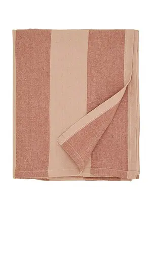 HAWKINS NEW YORK Essential Striped Tablecloth - Pink